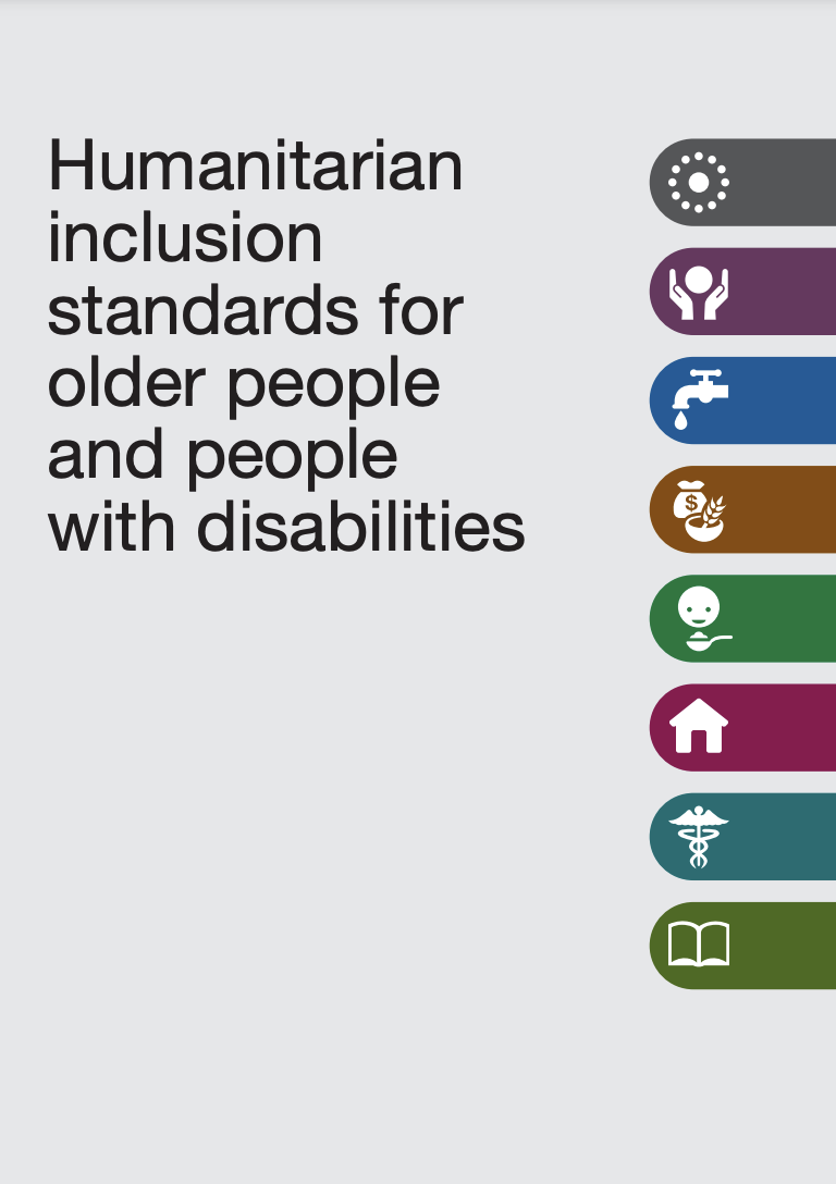 Humanitarian inclusion standards for older people and people with ...